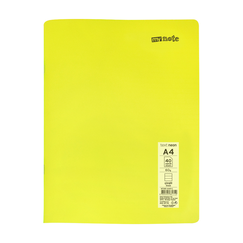 Caiet Capsat Mynote Format A4 40 File Offset 60 Gmp Liniatura 1959